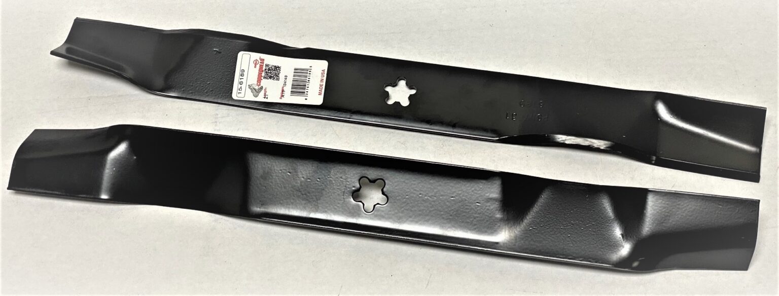21" Set of 2 Blades for Craftsman, Poulan, Husqvarna 134149, 422719 ...