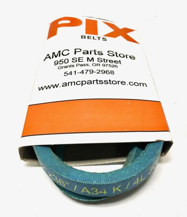 1/2" X 36" Blue Made with Kevlar Belt, Compatible with Ariens 07200005 ...