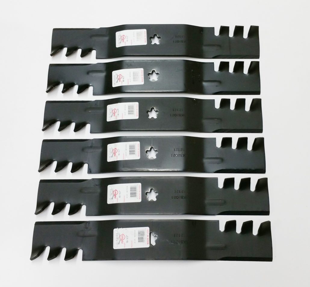 Set of 6 Blades for Craftsman, Poulan, Husqvarna: 187254, 187255 ...