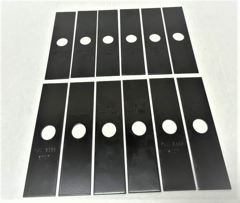 12 Heat Hardened Edger Blades for Echo 69601552632, 720237001, 613223 ...