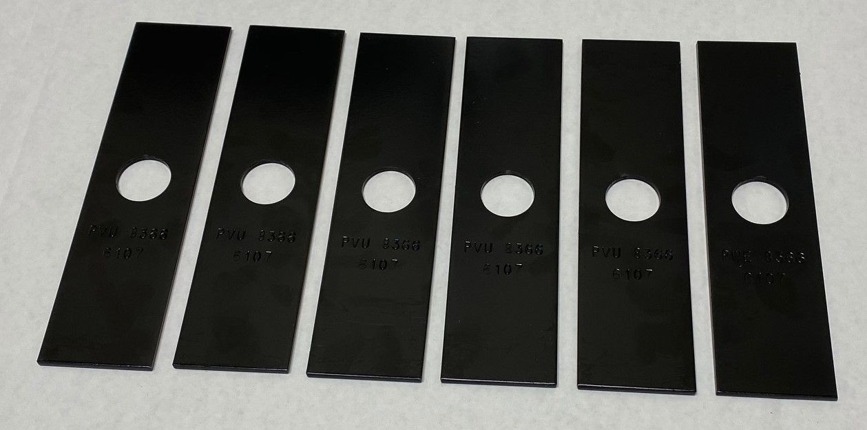 6 Heat Hardened Edger Blades for Echo 69601552632, 720237001, 613223 ...